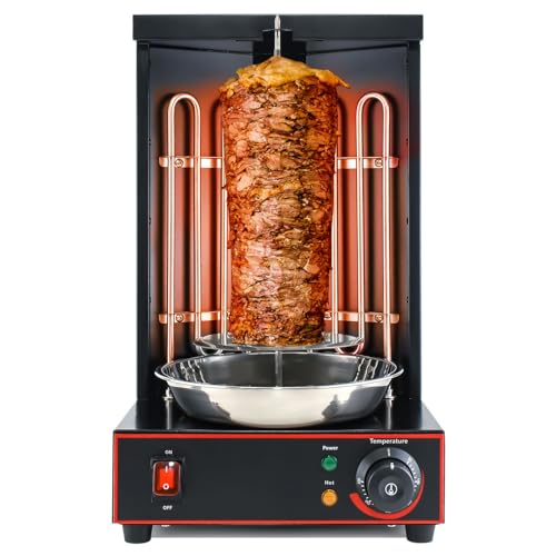 Electric Vertical Rotisserie Shawarma Broiler Kebab Grill Machine ...