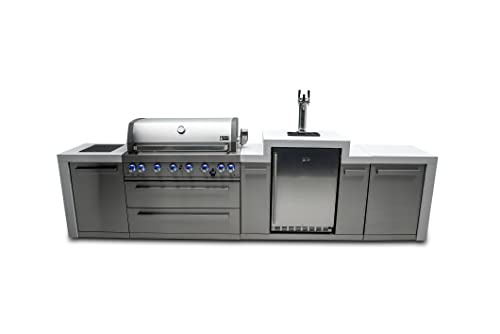 Mont Alpi MAi805-DKEG 44-inch 6-Burner 115000 BTU Deluxe Stainless ...