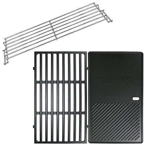 Uniflasy 7637 17.5 Inch Grill Cooking Grates Griddle and Grill Warming ...